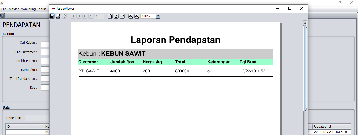 Aplikasi Monitoring Sawit dengan Java Netbeans - Gilacoding